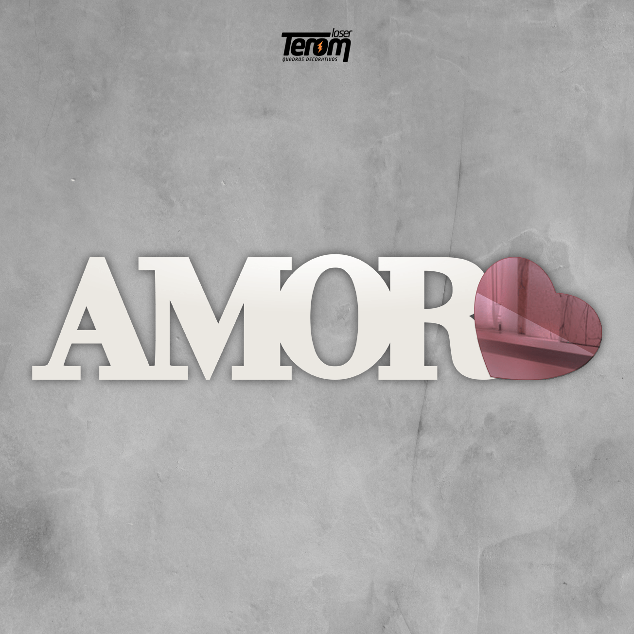 Placa De Mesa Amor Terom Laser