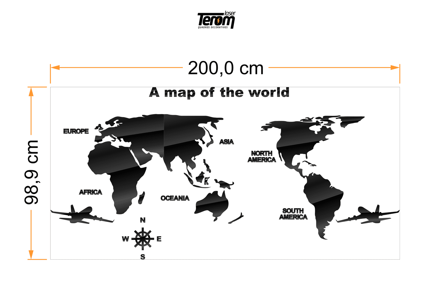 MAPA MUNDI TRAVELS - TEROM Laser