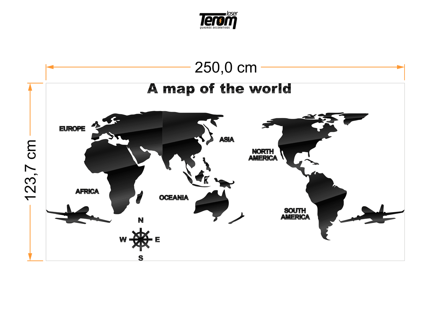 MAPA MUNDI TRAVELS - TEROM Laser