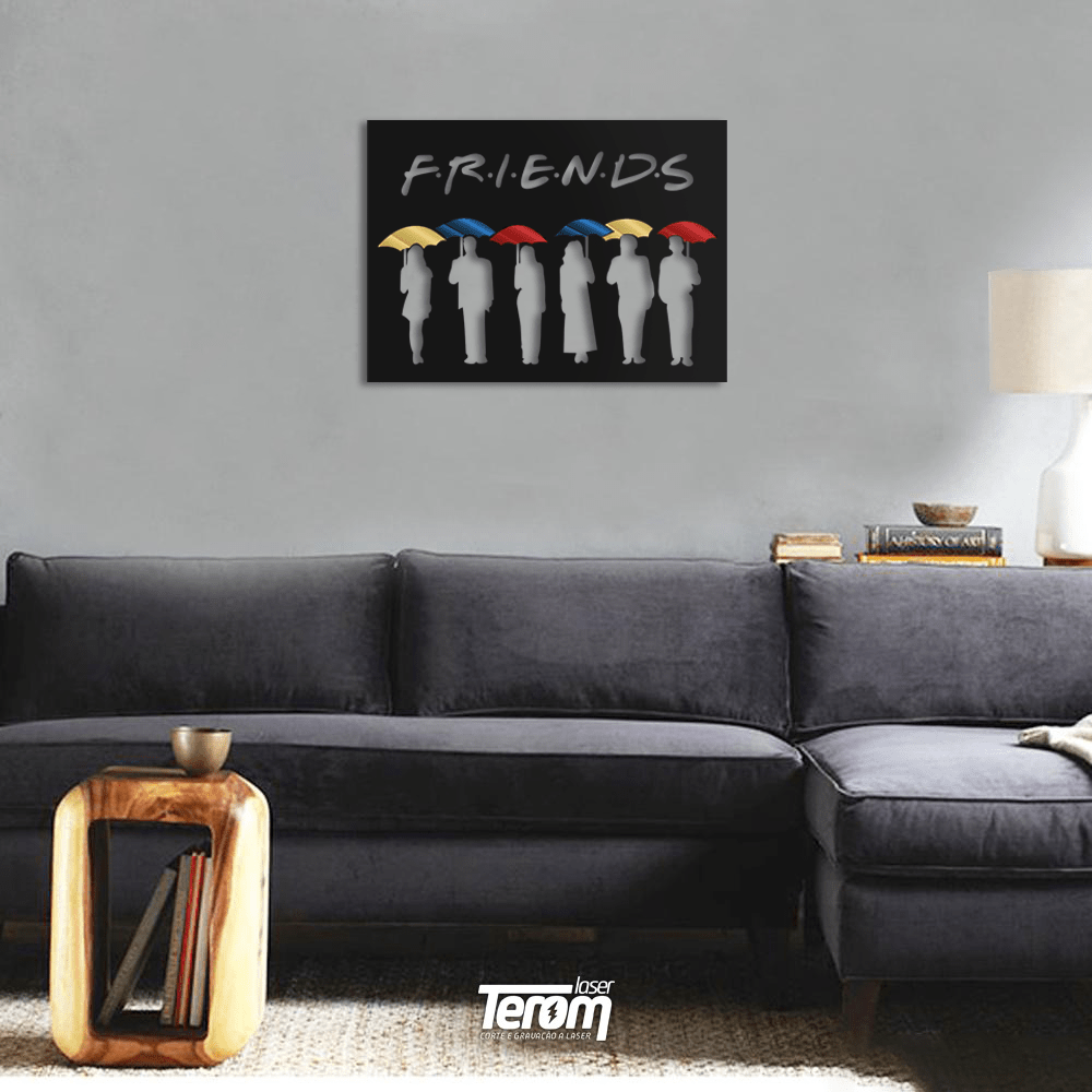 QUADRO FRIENDS 01 - TEROM Laser