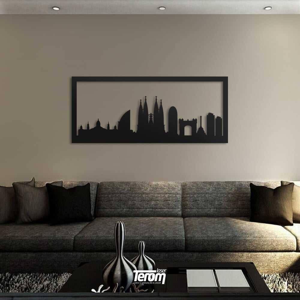 QUADRO - SKYLINE BARCELONA - TEROM Laser